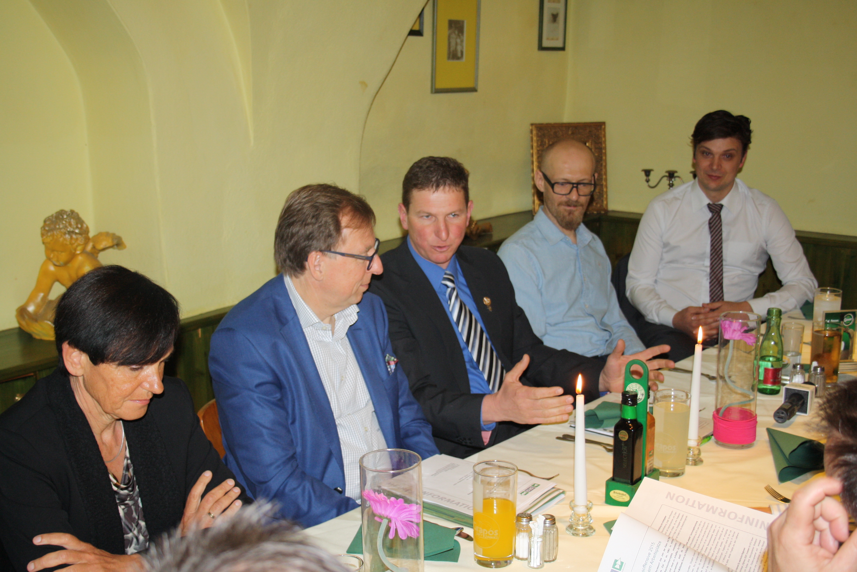 Bezirksbesuch: Landesrat Dr. Christian Buchmann - Leoben