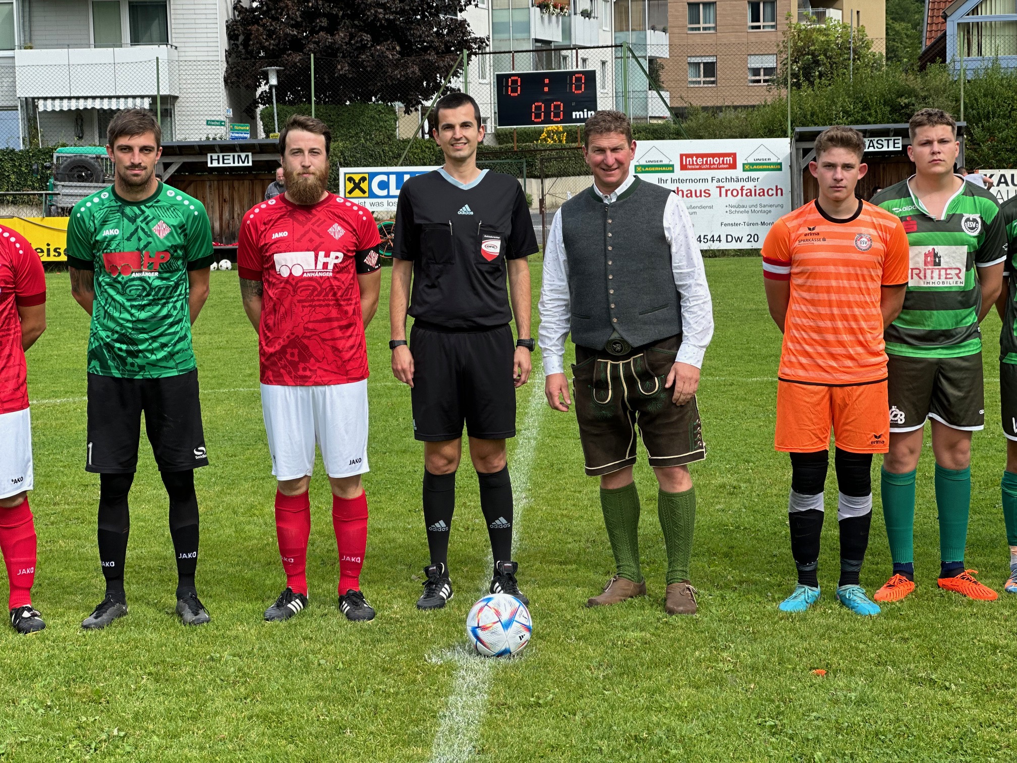 Matchball-Übergabe an SVU Kalwang - Leoben